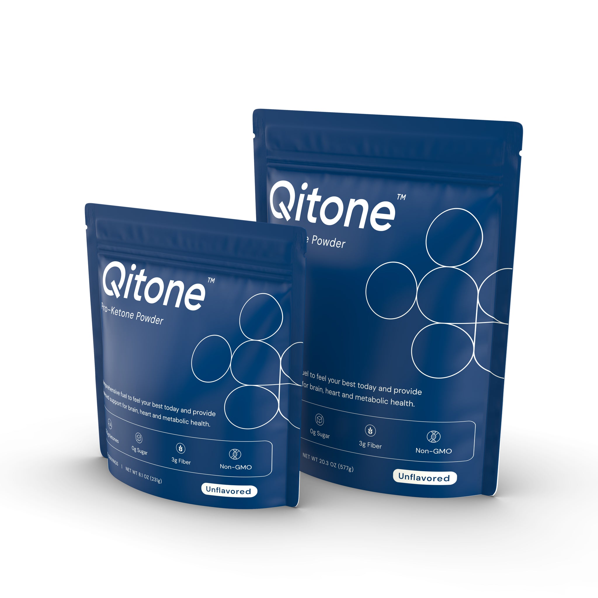 Qitone™ Ketone Powder | Flavorless | Clarity & Focus in 30 Minutes