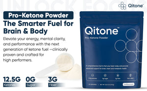 Qitone™ Shop | Ketone Powder | Boost Ketone Levels | Zero Bitterness